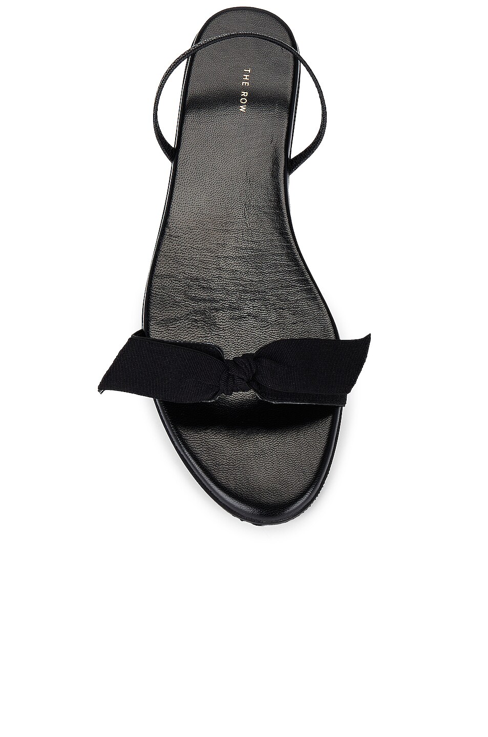The Row Bow Sandal in Black | FWRD