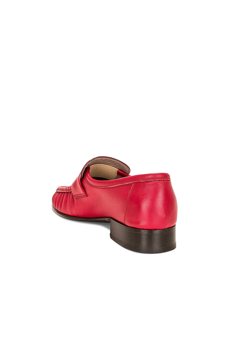 The Row Soft Loafer in Cardinal Red | FWRD