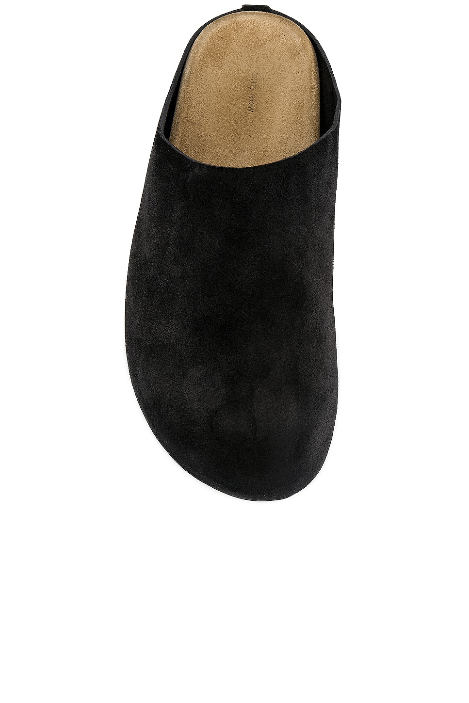 The Row Hugo Slide in BLACK | FWRD