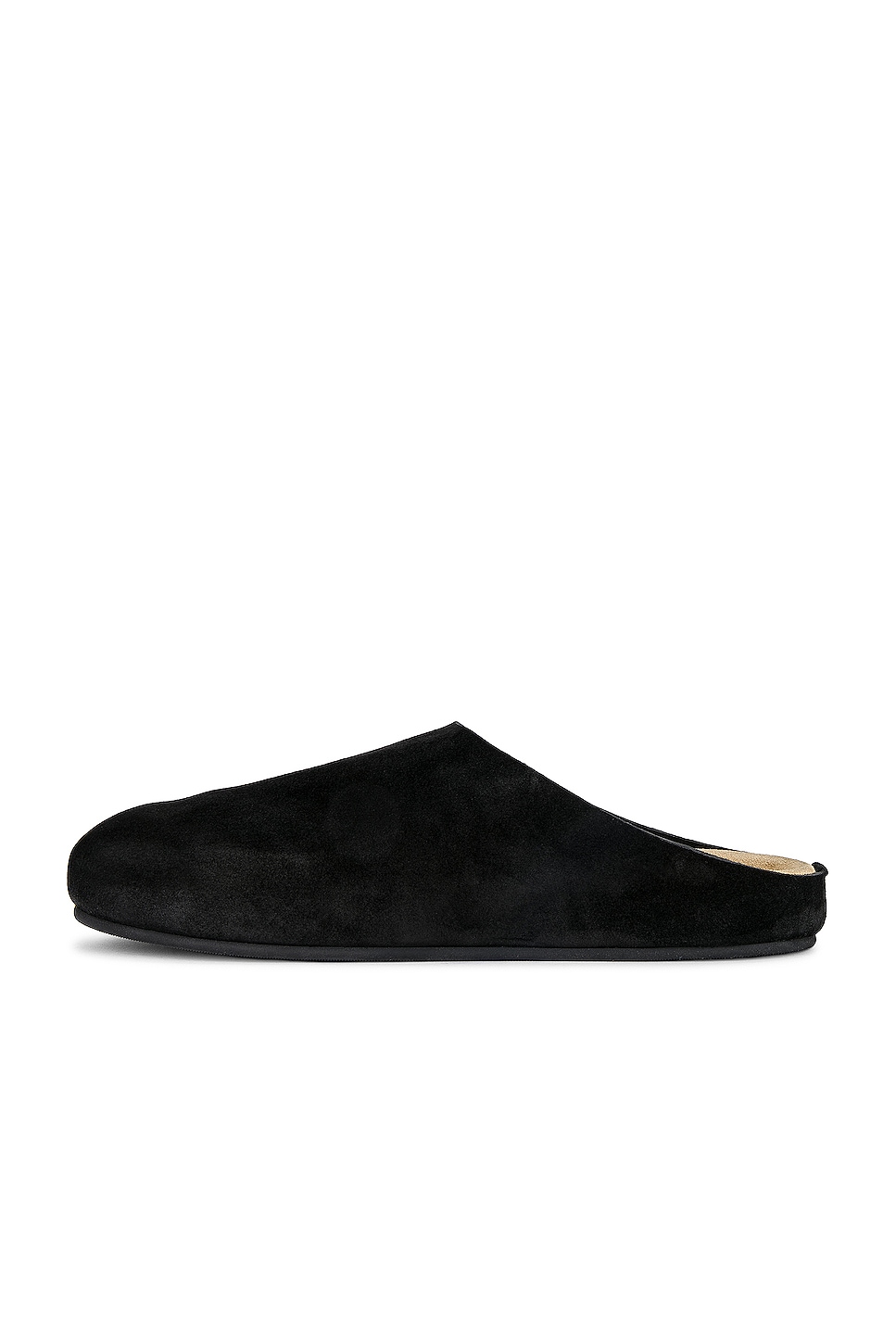 The Row Hugo Slide in BLACK | FWRD
