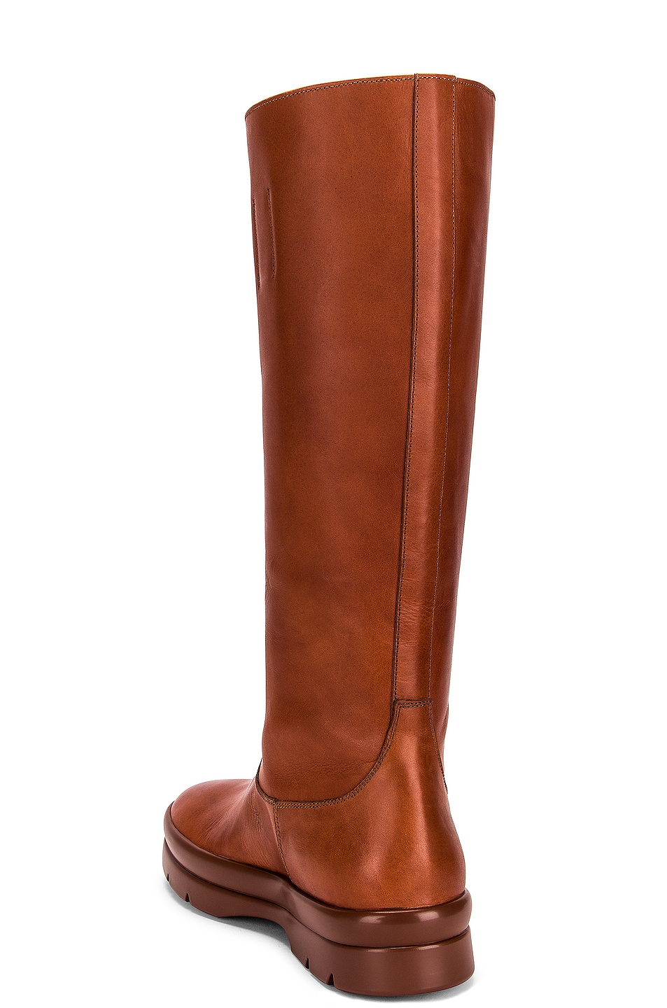 The Row Billie Boots in Saddle Brown | FWRD