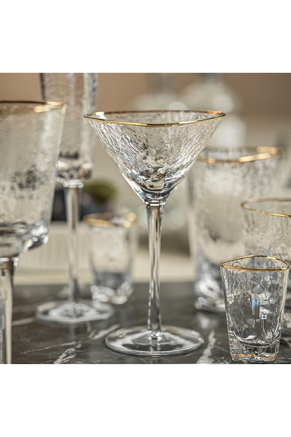 The Favorites Aperitivo Triangular Martini Glasses Set Of 4 | ModeSens