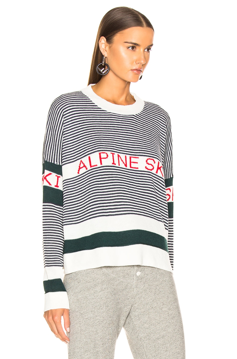 The Great Alpine Ski Sweater in Multi Stripe | FWRD