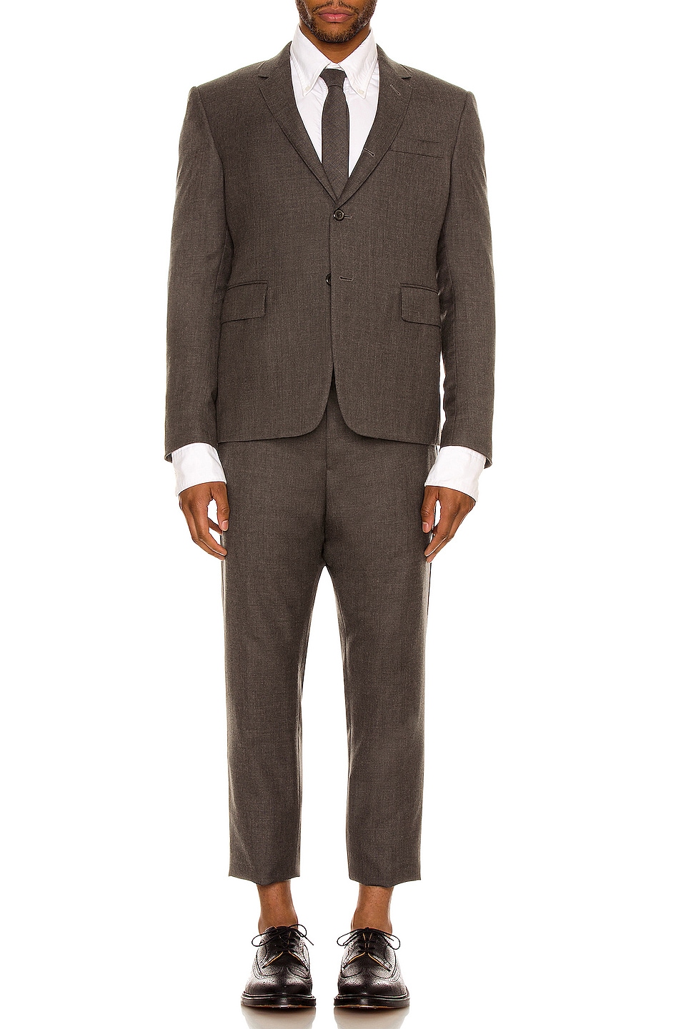 Thom Browne High Armhole Suit in Dark Grey | FWRD