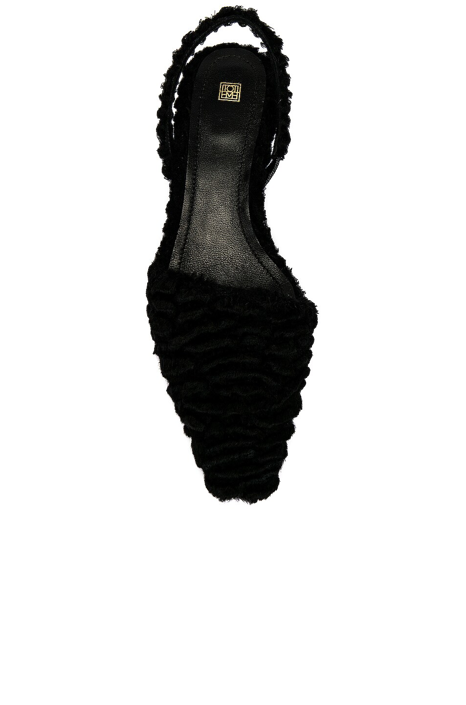 Toteme The Slingback Mule Heel in Black | FWRD