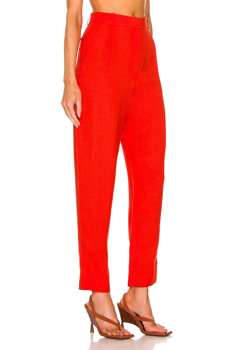 TOVE Poppy Pant in Carmine Red | FWRD
