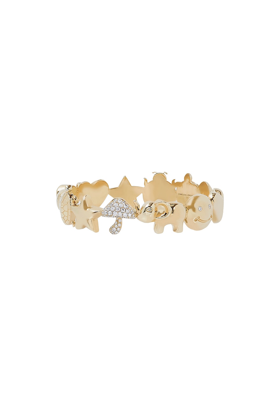 Timeless Precious Blanca Bracelet in 14k Yellow Gold & Diamonds | FWRD