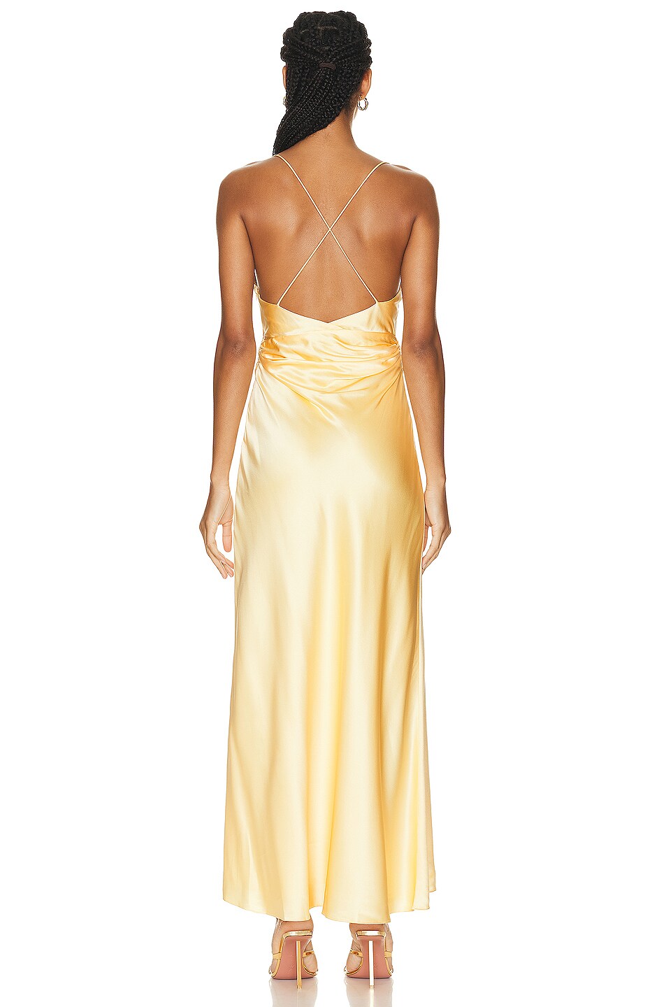 The Sei Wrap Dress in Butter | FWRD