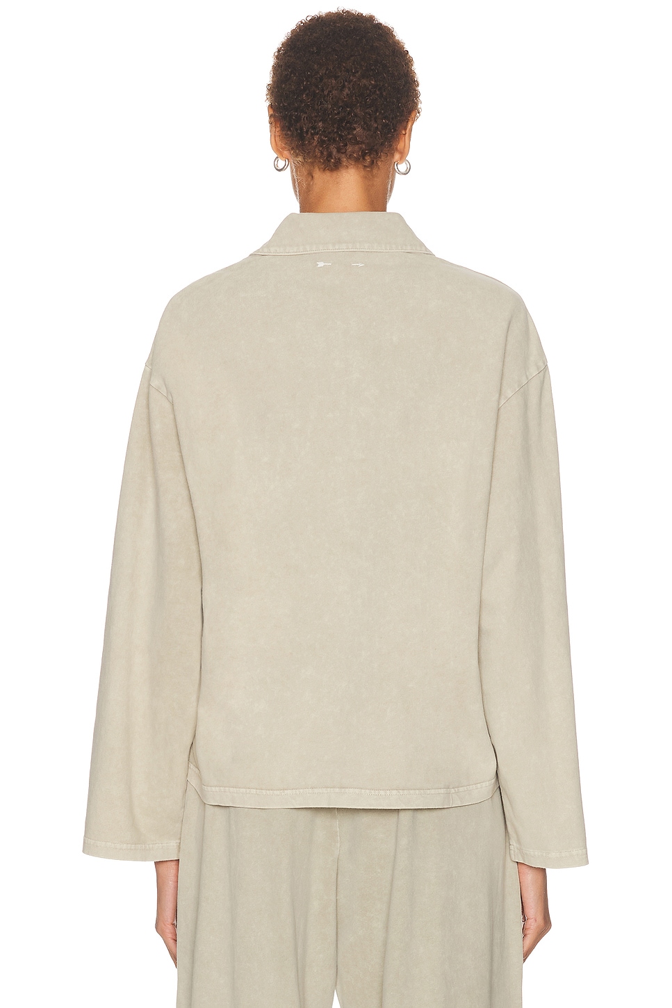 THE UPSIDE Soho Rhea Polo Top in Khaki | FWRD
