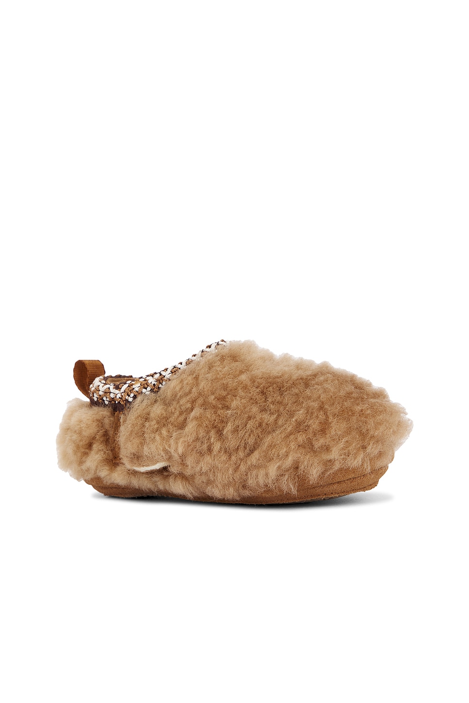 UGG Baby Tasman Maxi Curly Slipper in Chestnut | FWRD