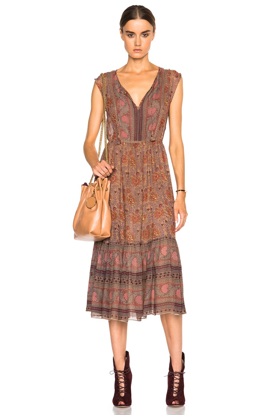 Ulla Johnson Ora Dress in Light Floral | FWRD