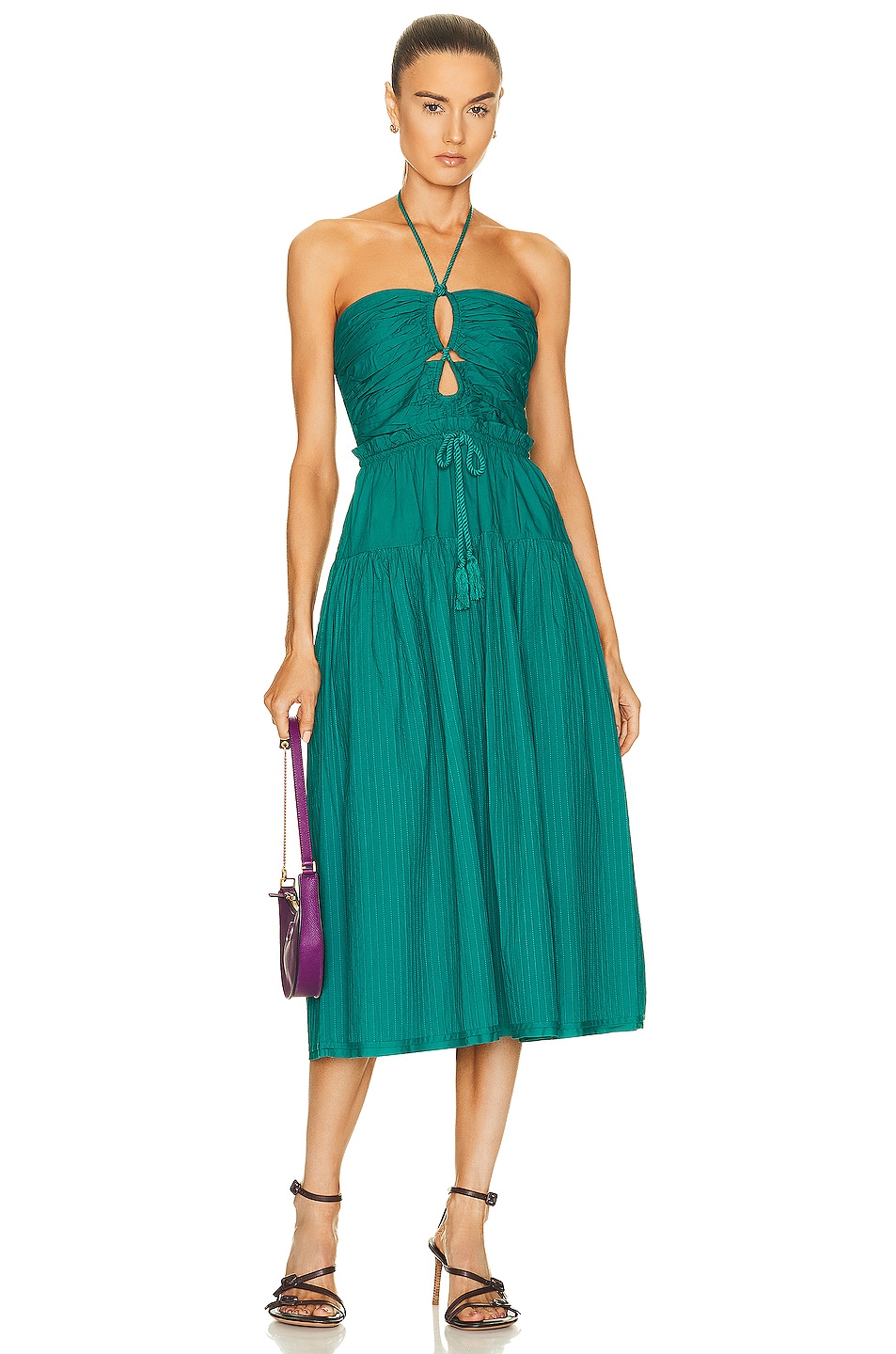 Ulla Johnson Emmaline Dress in VERDIGRIS | FWRD