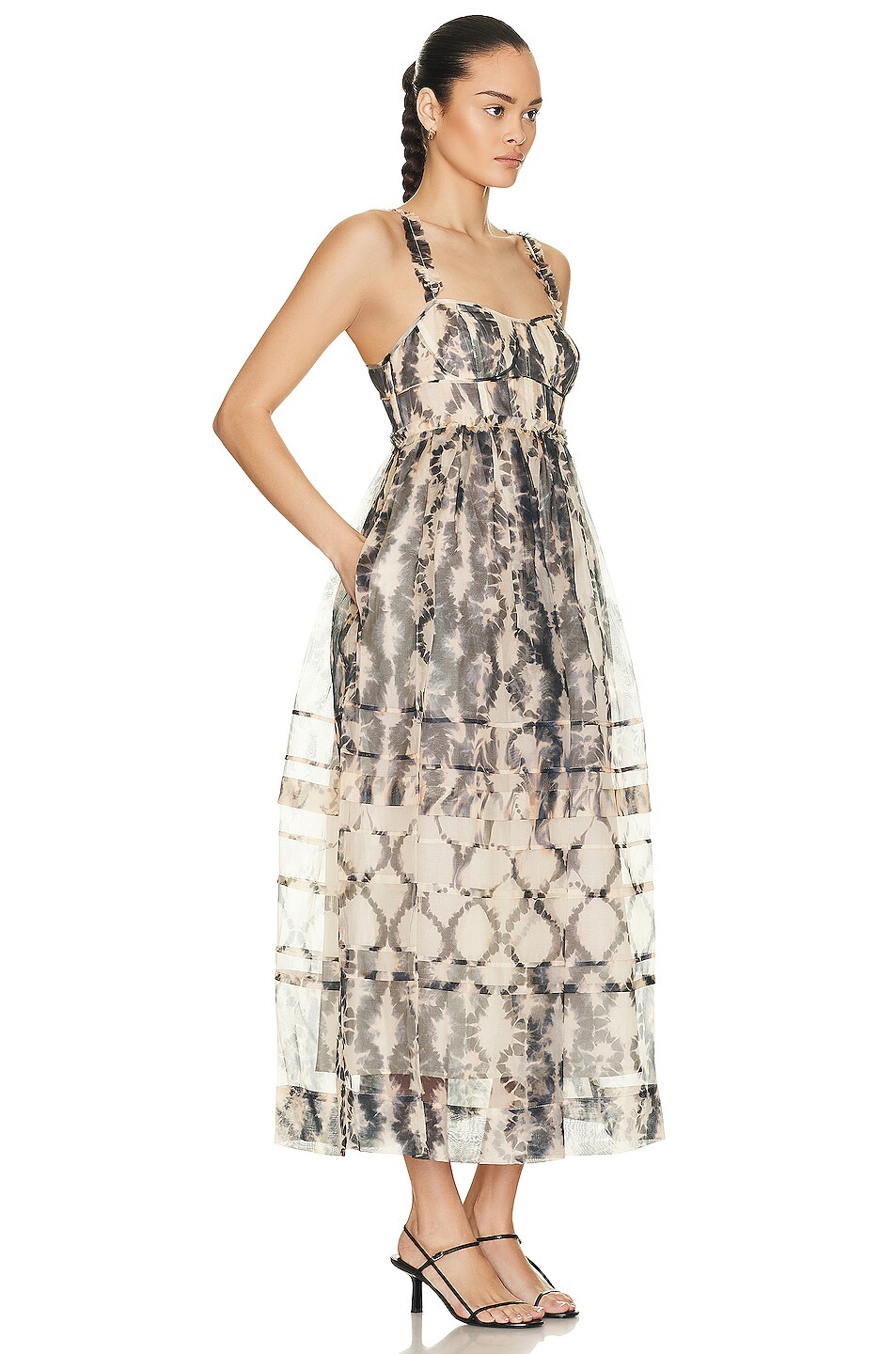 Ulla Johnson Priscilla Dress in Fossil | FWRD