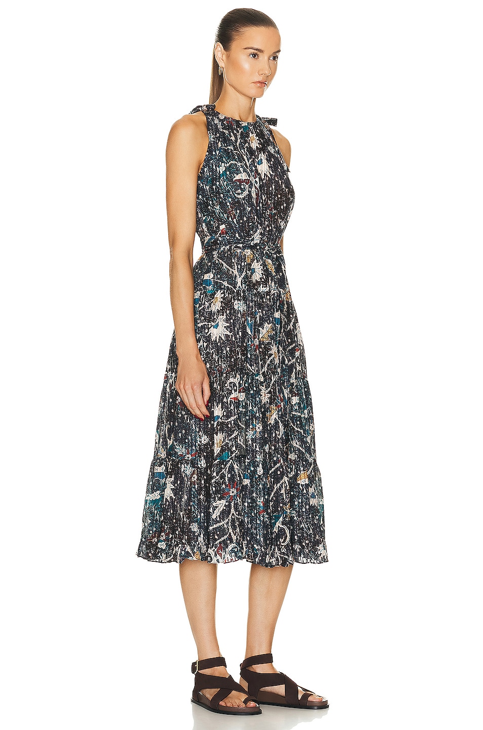 Ulla Johnson Mariam Dress in Jet | FWRD