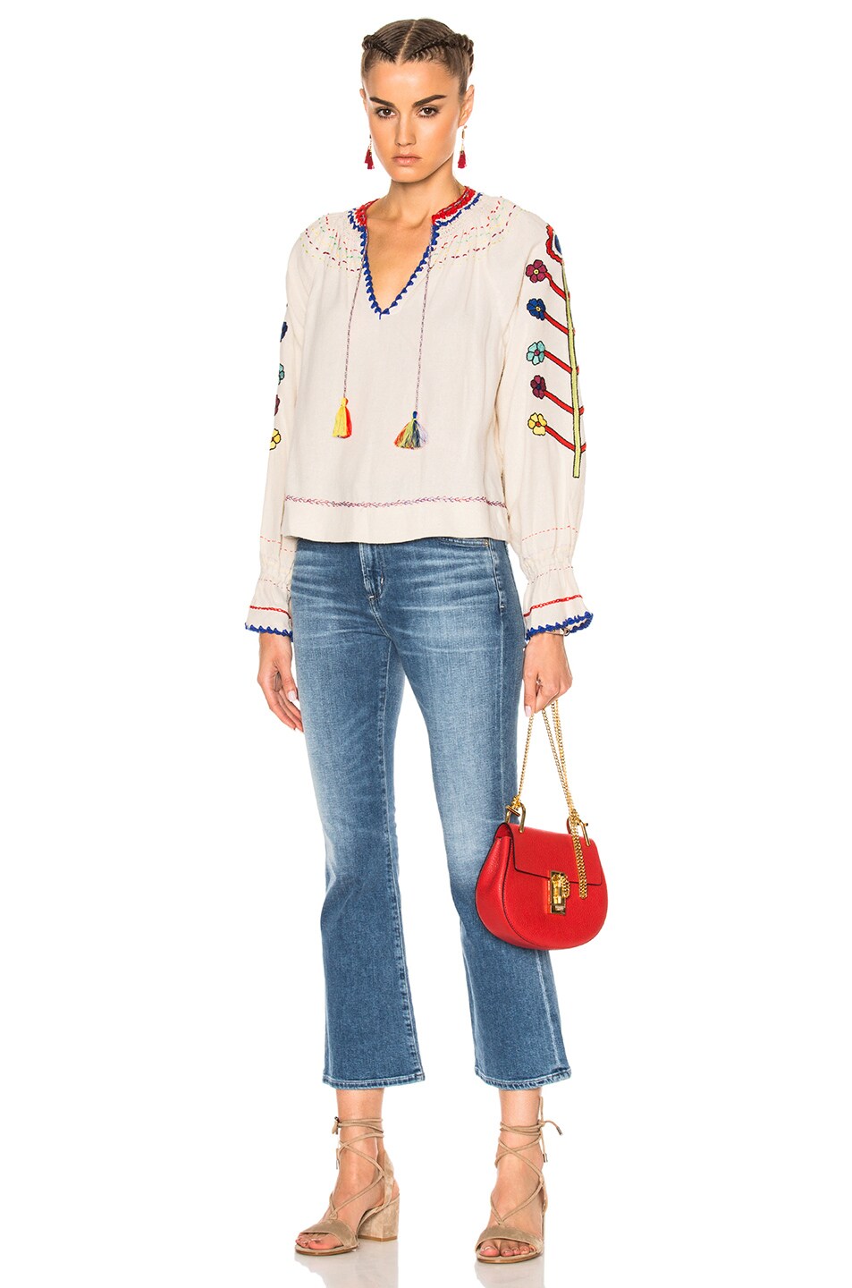 Ulla Johnson Vania Top in Natural | FWRD