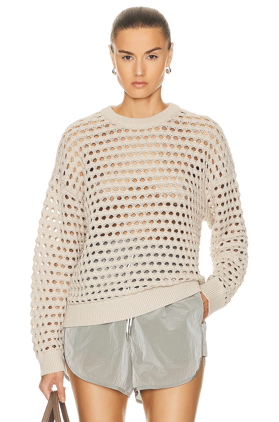 Varley Harshaw Sweater in Peyote | FWRD