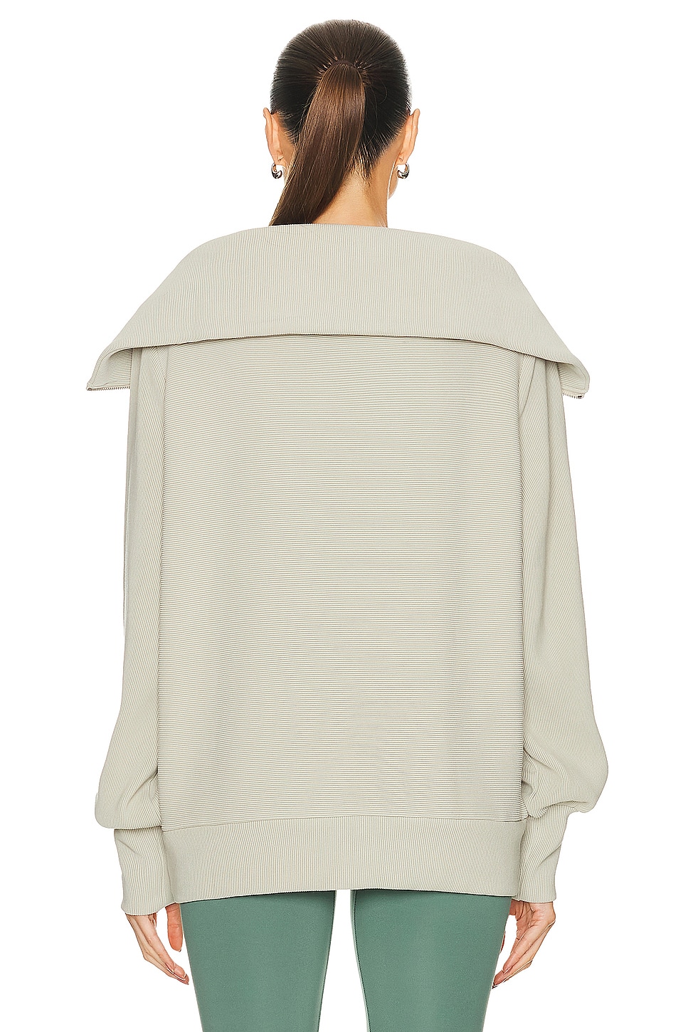 Varley Vine Half Zip Sweater in Abbey Stone | FWRD