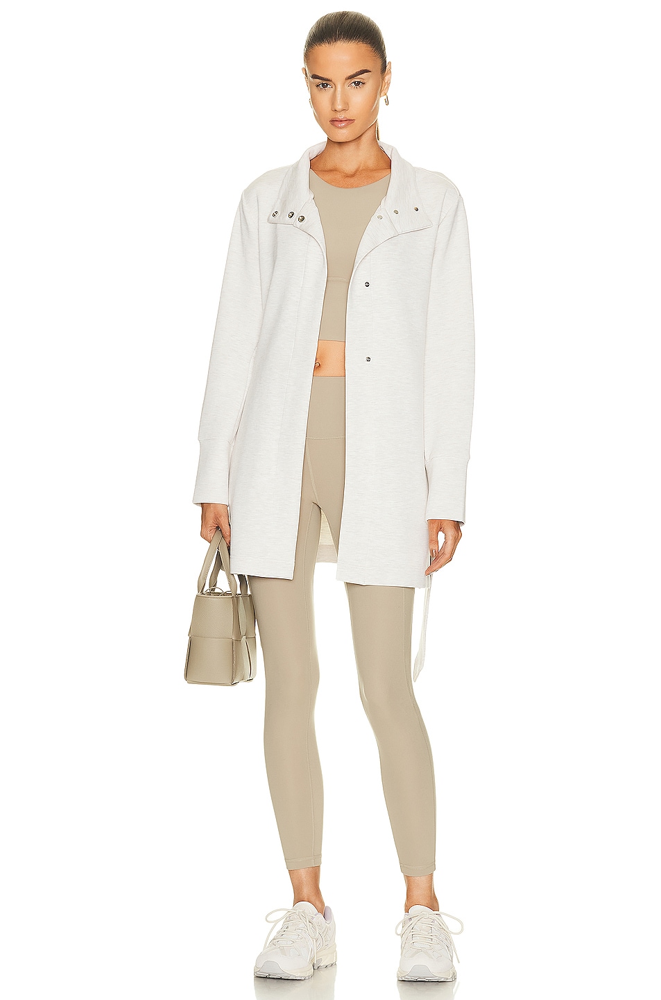 Varley Anset Jacket in Ivory Marl | FWRD