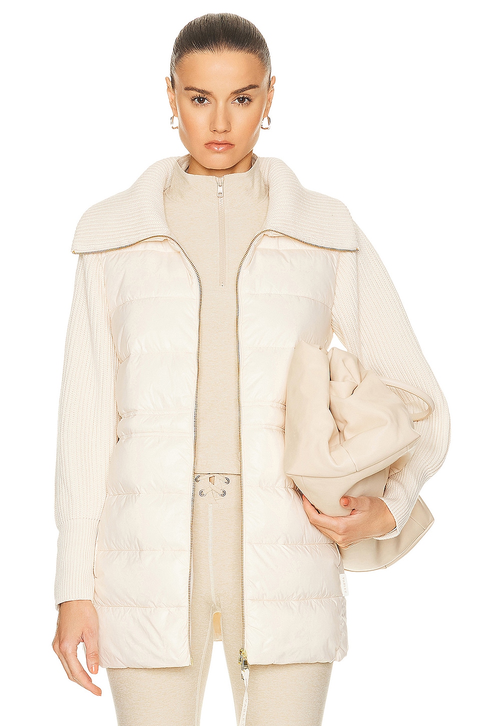 Varley Arlen Zip Through Jacket in Whitecap Grey | FWRD