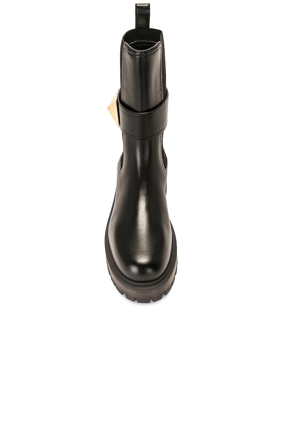 Valentino Garavani Beatle One Stud Boot in Black in Nero | FWRD