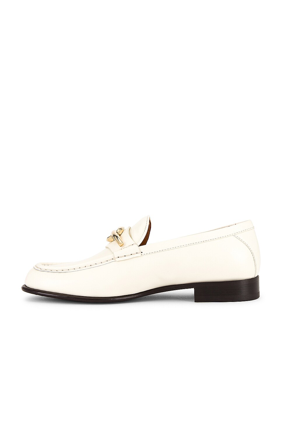 Valentino Garavani V Logo Gate Loafer in Ivory | FWRD