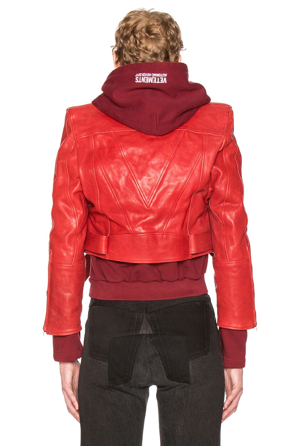 VETEMENTS Biker Jacket in Red | FWRD