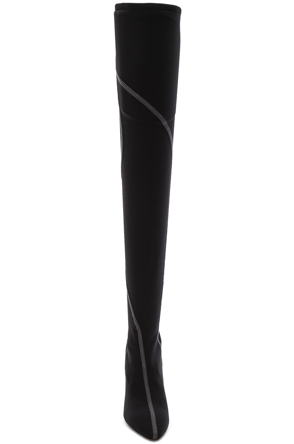 VETEMENTS Athletic Thigh High Pumps in Black | FWRD