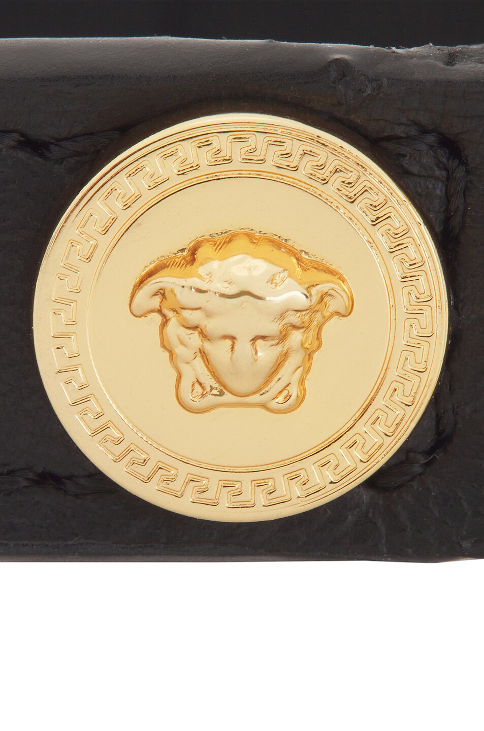 VERSACE Medusa Dog Collar in Nero | FWRD