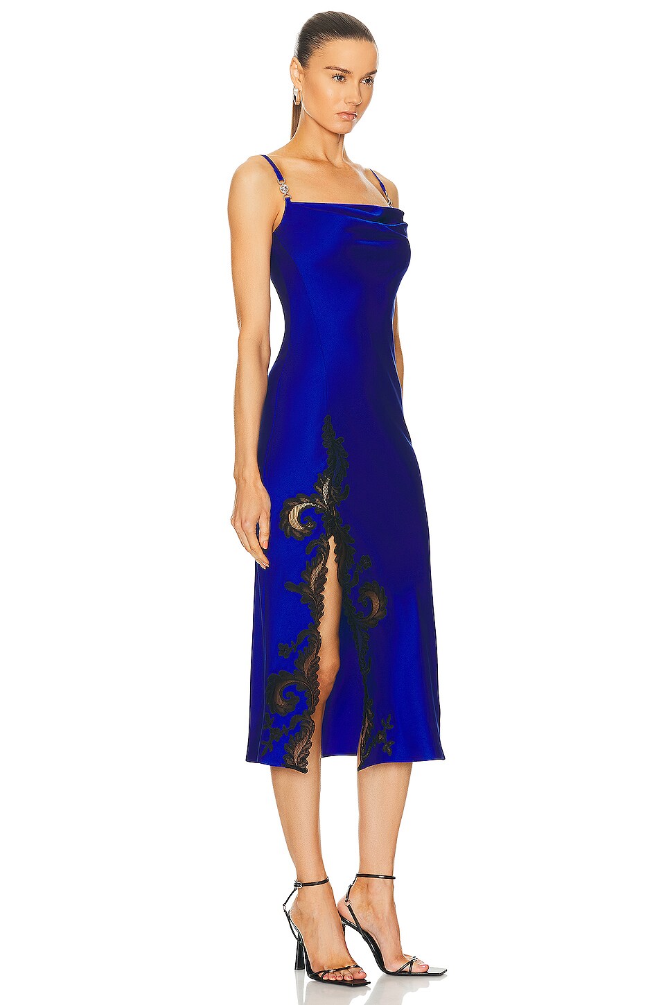 VERSACE Cocktail Dress in Blue | FWRD