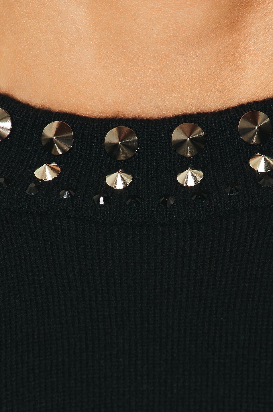 VERSACE Knit Top in Nero | FWRD