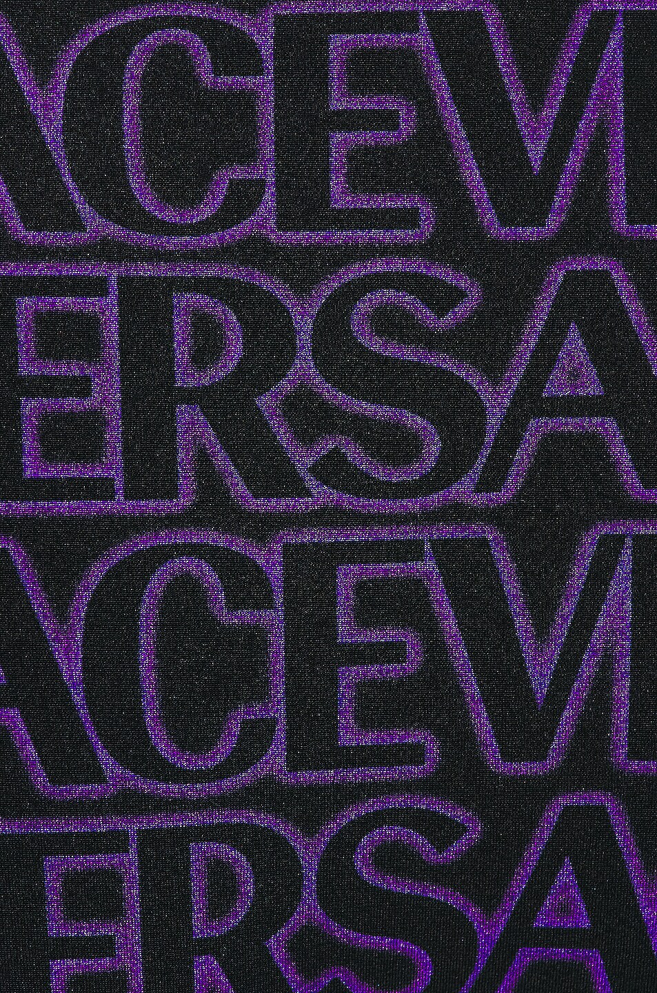 VERSACE Reversible Bikini Bottom in Black & Orchid | FWRD