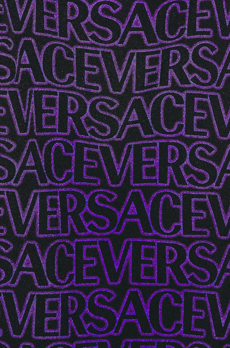 VERSACE Reversible One Piece Swimsuit in Black & Orchid | FWRD