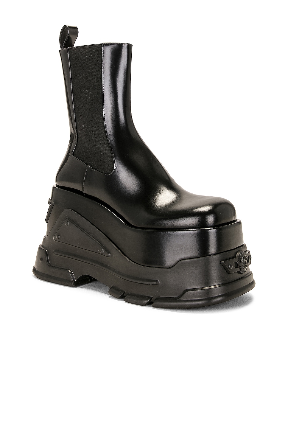 VERSACE Platform Boot in Black | FWRD