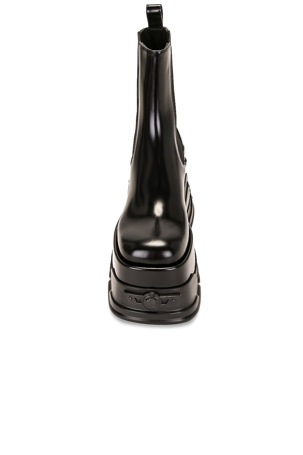 VERSACE Platform Boot in Black | FWRD