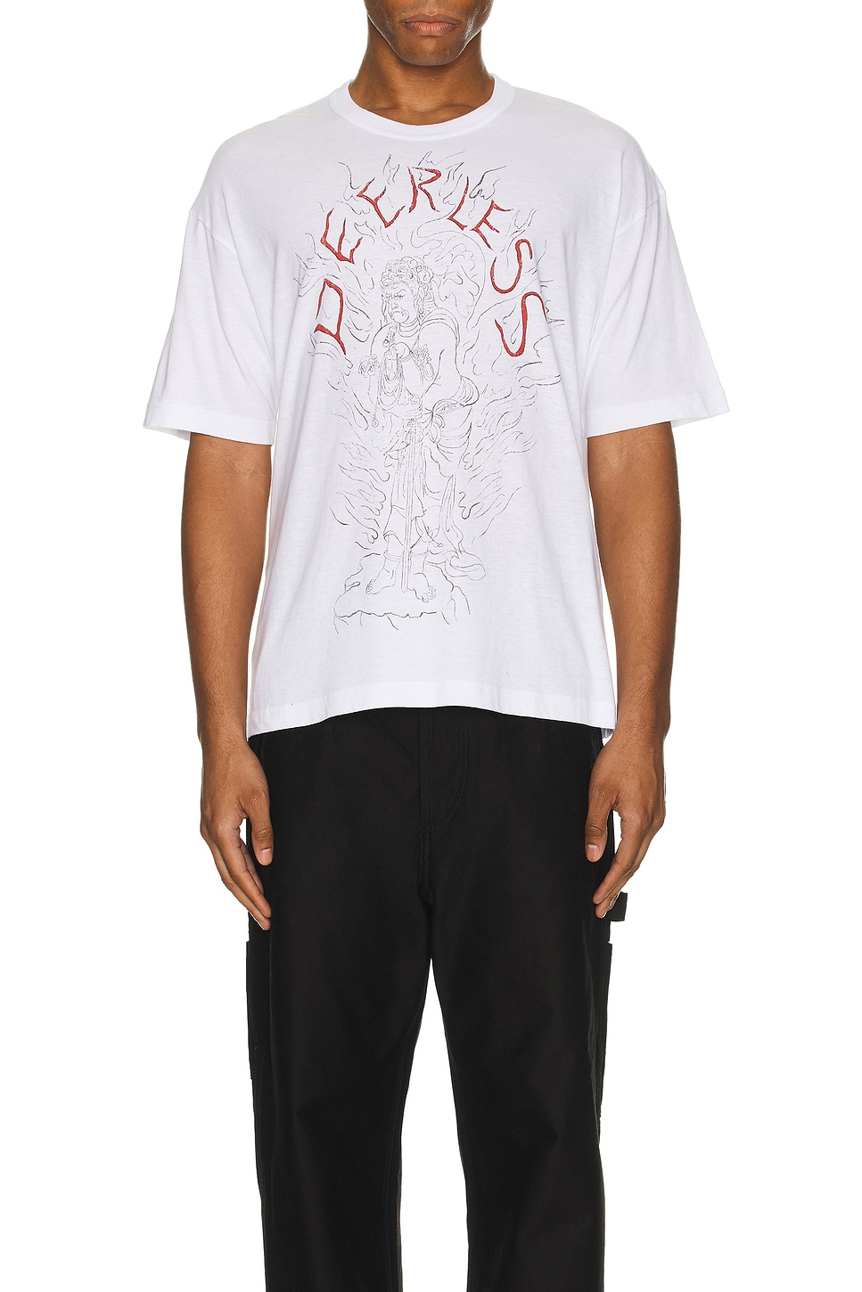 Visvim Jumbo Tee Peerless Acala in White | FWRD