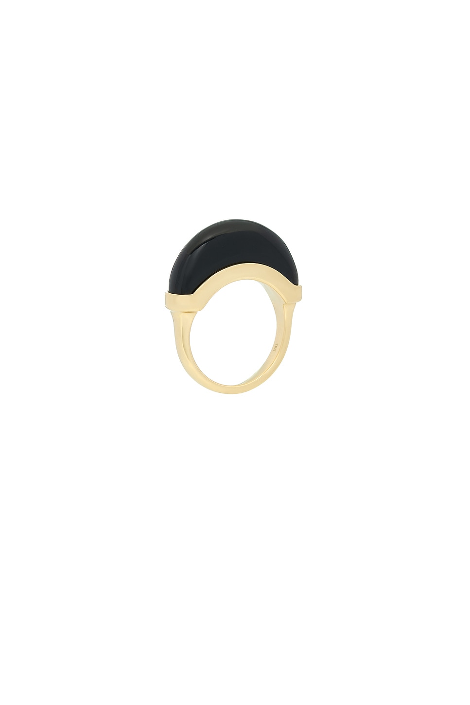 Wyld Box Luna Onyx Ring in 18k Yellow Gold & Onyx | FWRD