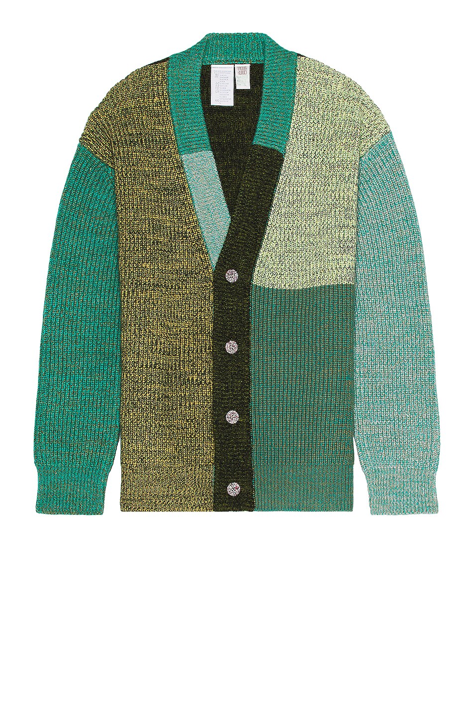 Waste Yarn Project Patti Cardigan in Green | FWRD