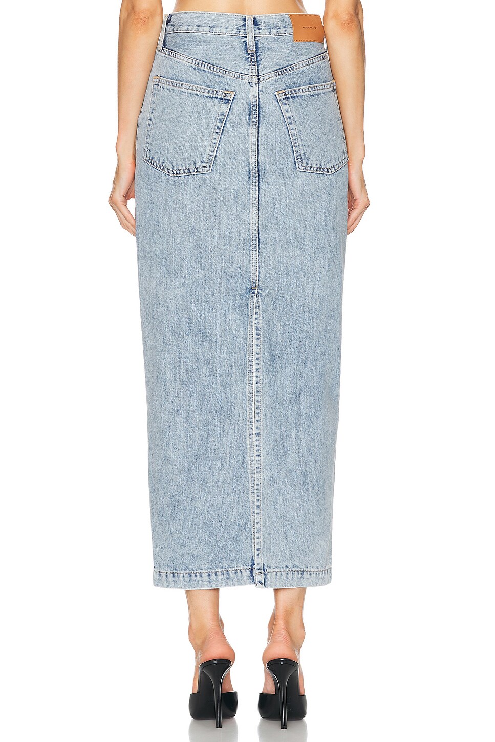WARDROBE.NYC Column Skirt in Blue | FWRD