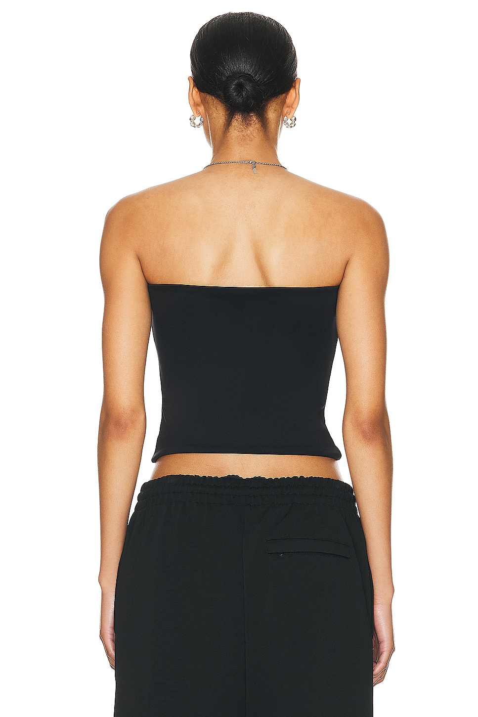 WARDROBE.NYC Opaque Tube Top in Black | FWRD