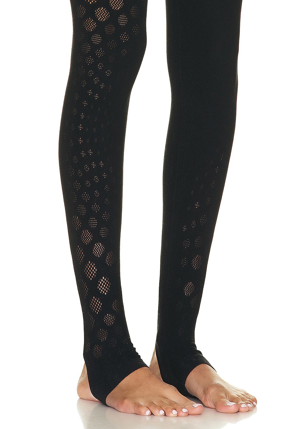 Wolford Dots Illusion Net Jumpsuit in Black | FWRD