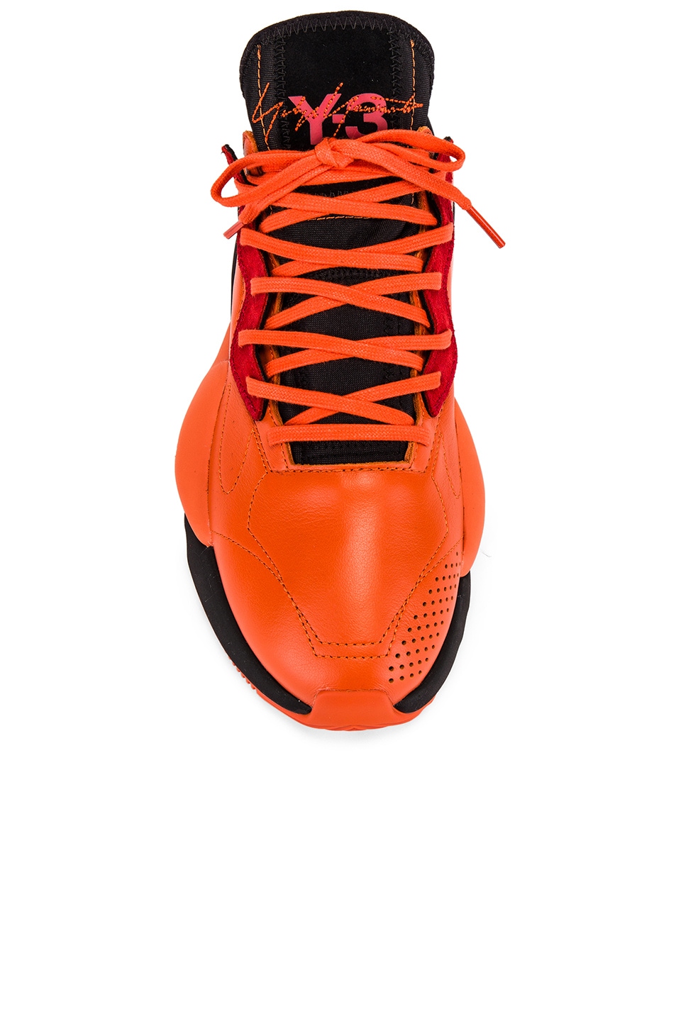 Y-3 Kaiwa in Orange Y3 & Black Y3 & White | FWRD