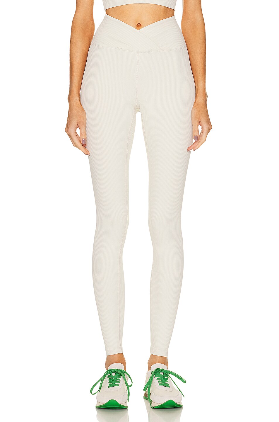 YEAR OF OURS Ribbed Veronica Legging in Bone | FWRD