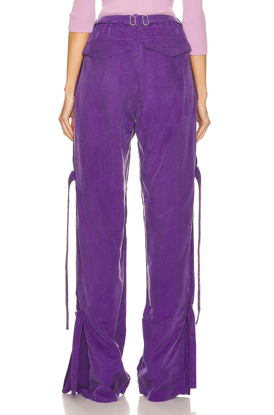 Y/Project Pop Up Raver Pants in Purple | FWRD