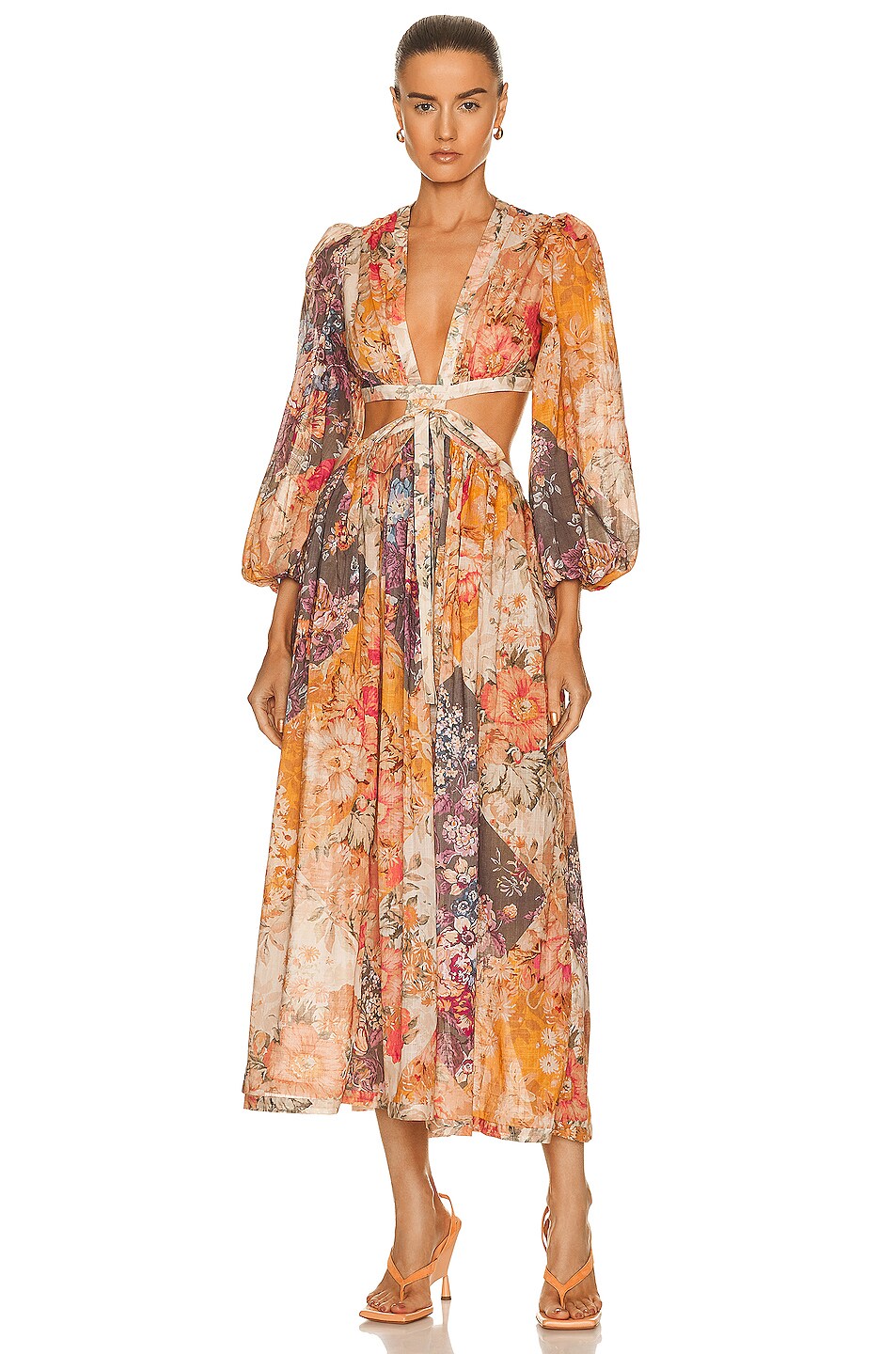 Zimmermann Patchwork Maxi Dress in Patch Floral | FWRD