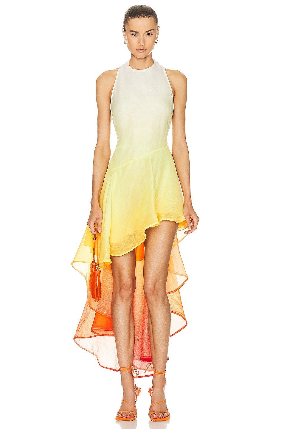 Zimmermann Wonderland Waterfall Dress in Sunset Ombre | FWRD