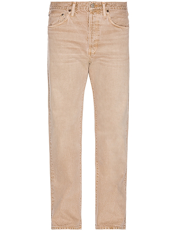 Acne Studios 2003 Sahara Jeans in Light Beige & Brown | FWRD Acne Studios 2003 Sahara Jeans in Light Beige & Brown | FWRD