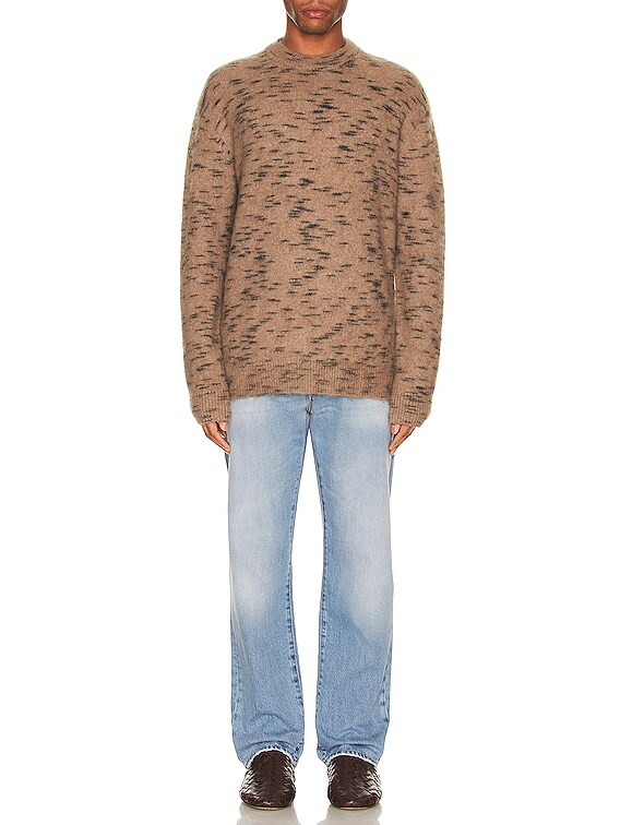 Acne Studios Kristova Sweater in Cardinal Brown | FWRD Acne Studios Kristova Sweater in Cardinal Brown | FWRD