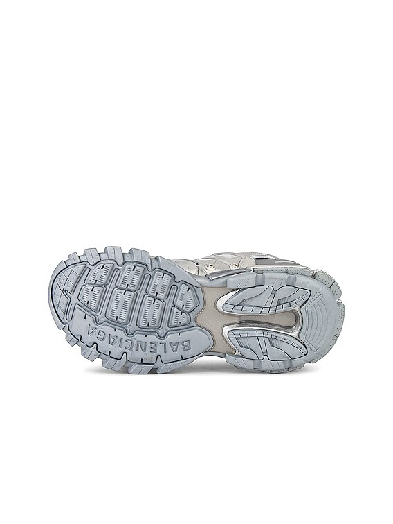 Balenciaga Track Sneaker in Silver Metallic | FWRD Balenciaga Track Sneaker in Silver Metallic | FWRD