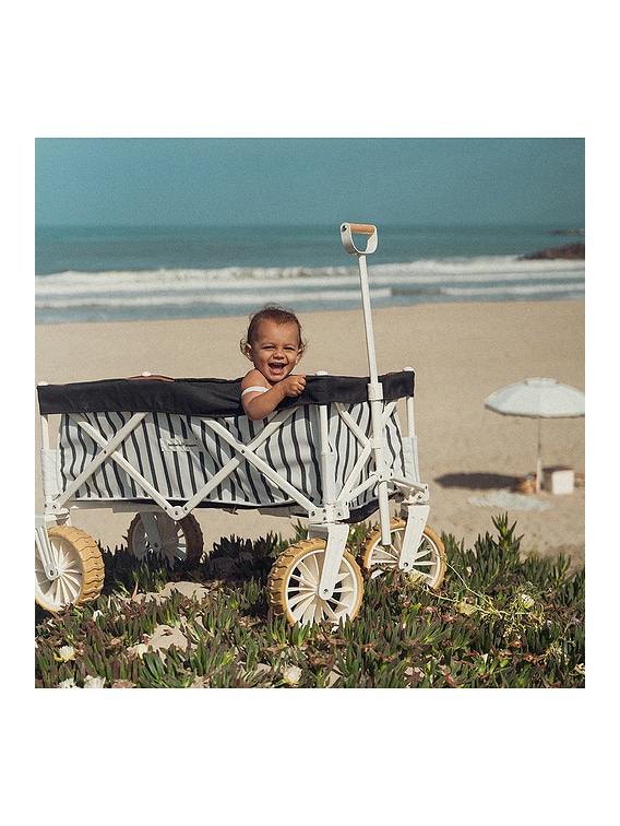 White Beach Cart