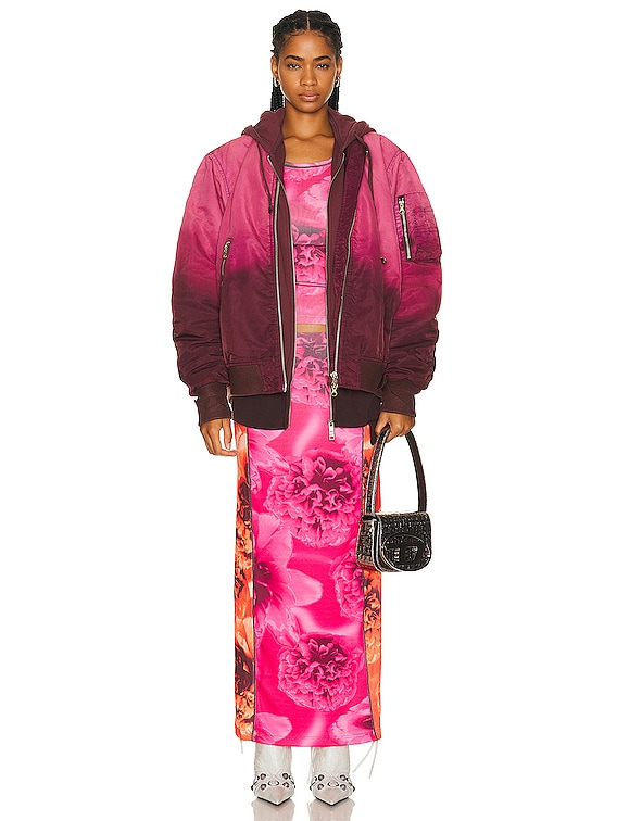 Diesel Bomber Jacket in Purple | FWRD Diesel Bomber Jacket in Purple | FWRD